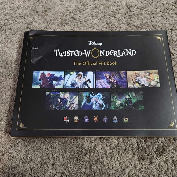 Other | Disney Twisted Wonderland First Official Visual Book Card Art Line Drawing | Poshmark
